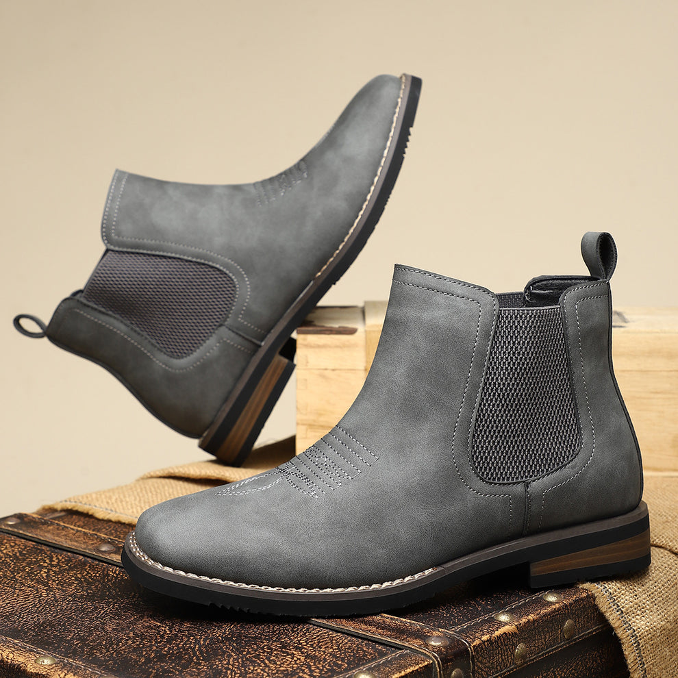 Isaac Leather Chelsea Boots